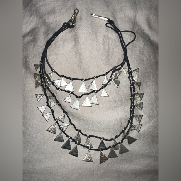 Jewelry | Layered Triangle Necklace | Poshmark